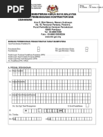 Borang Pendaftaran Penamatan Vendor 1GFMAS | PDF