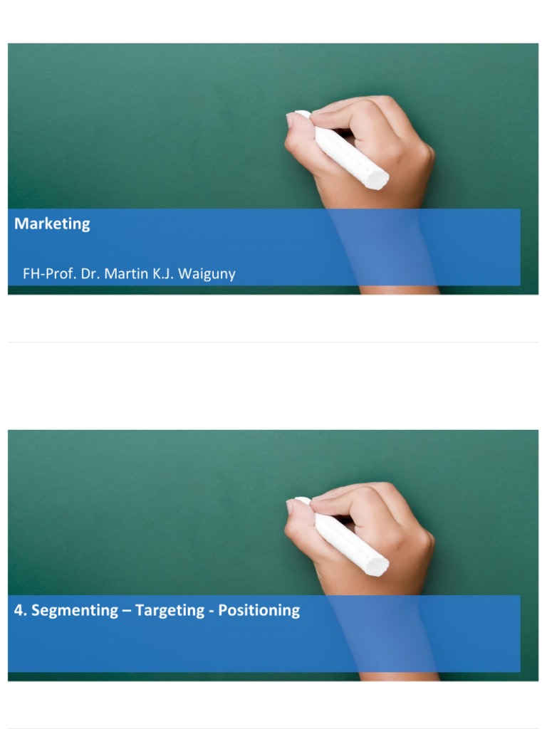 BUS Marketing 3 | PDF | Market Segmentation | Marketing