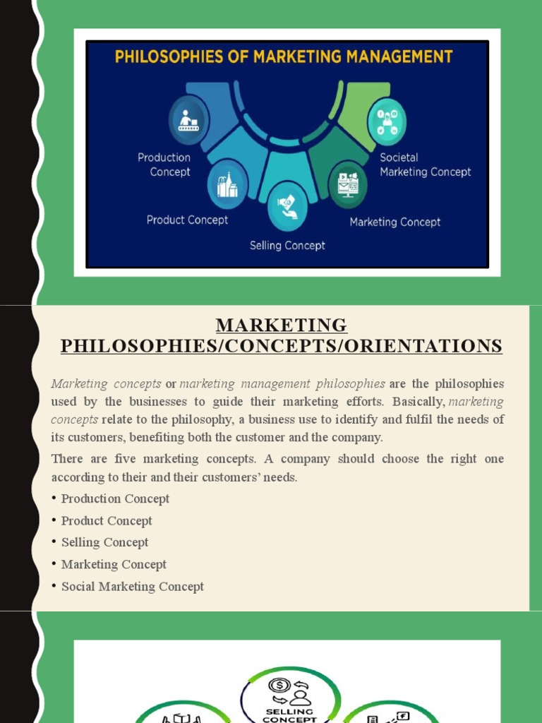 Marketing Philosophies & Process of MM | PDF | Marketing | Product ...