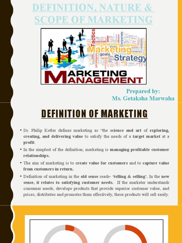 Marketing: Definition, Nature & Scope | PDF | Marketing | Sales