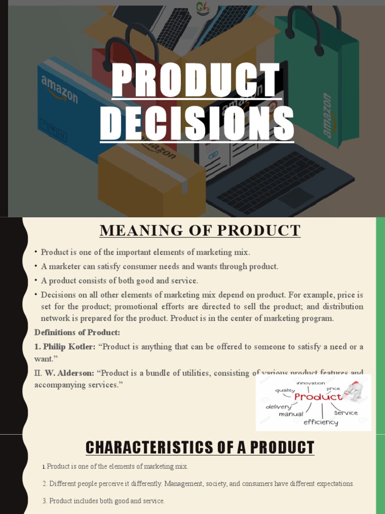 Product Decisions | PDF | Marketing | Product (Business)