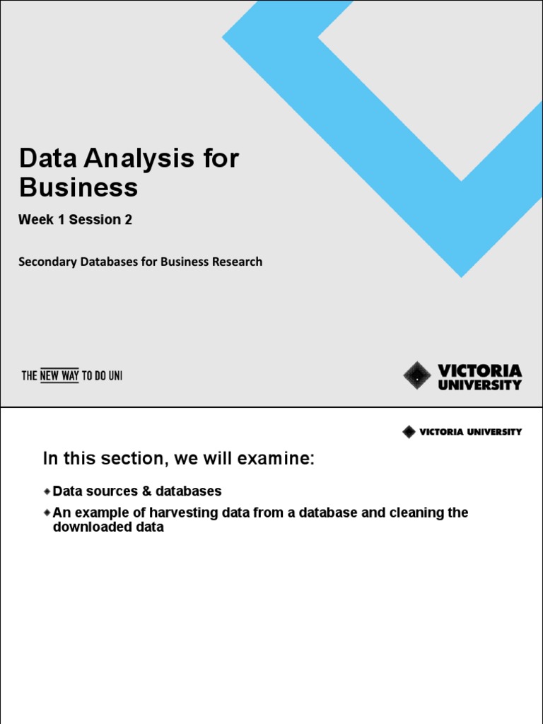 Week 1 Session 2B BEO6000 PPT VU Format | PDF | Foreign Direct Investment | Spreadsheet