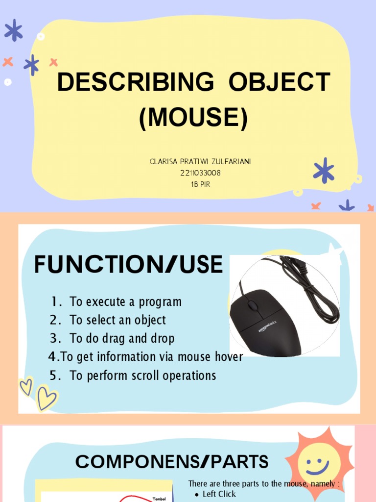 Describing Object | PDF | Games & Activities | Computers