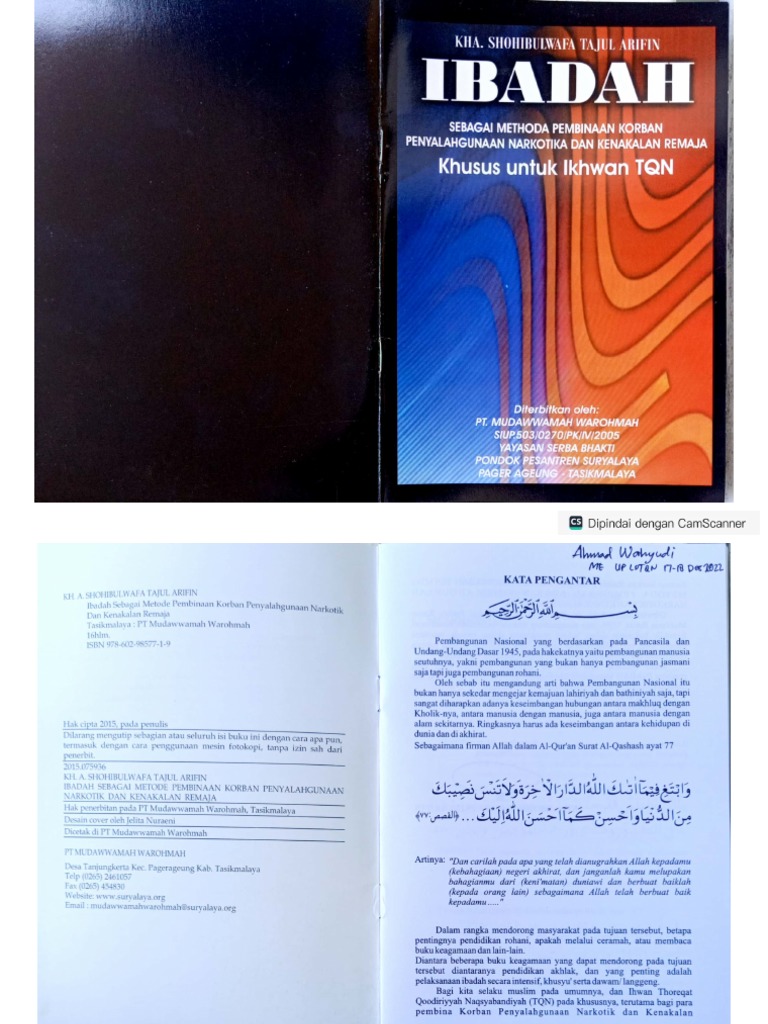 Buku Ibadah Khusus Ikhwan TQN Suryalaya | PDF