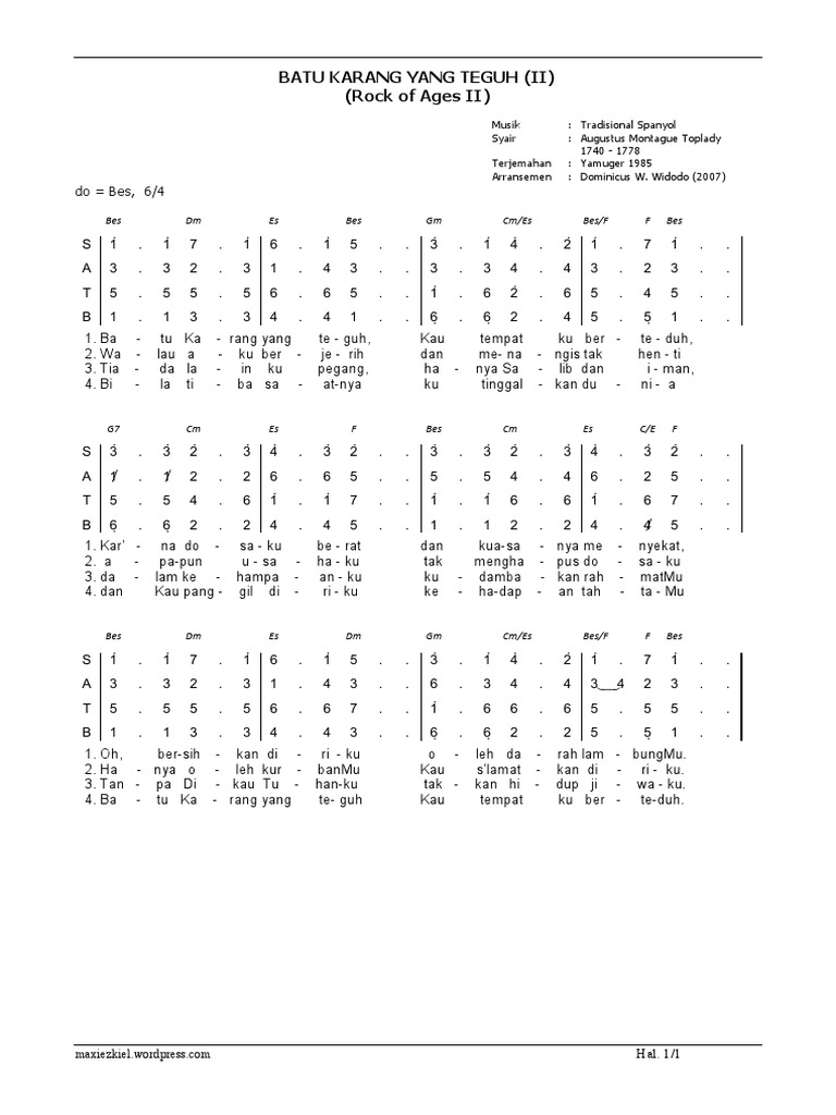 Batu Karang Yang Teguh II | PDF
