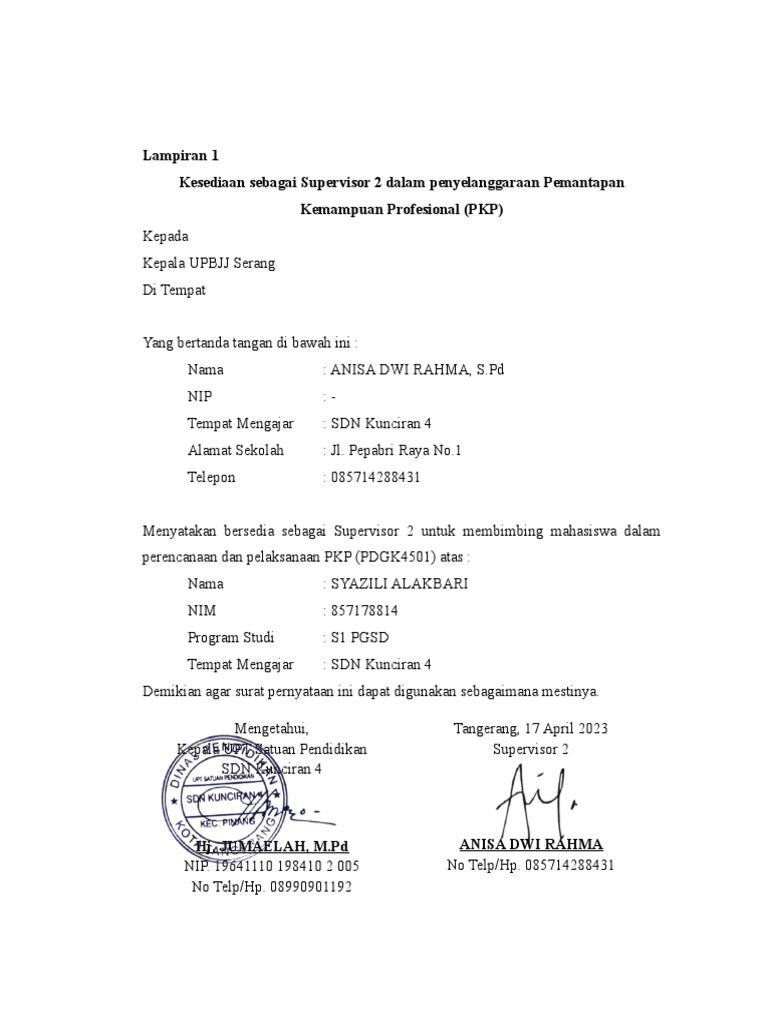 Lampiran 4 PKP | PDF