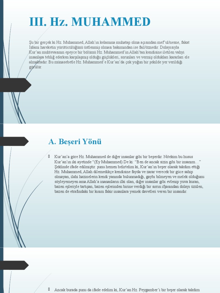 Hz. Muhammed | PDF
