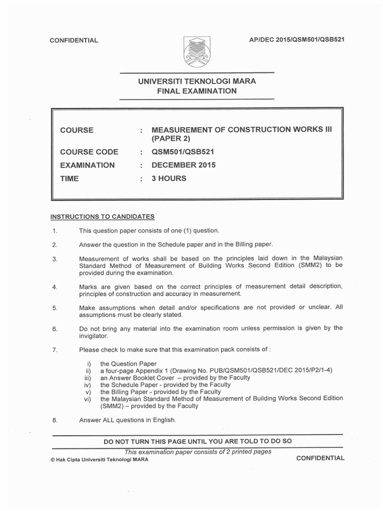 WBLFF QSM501 - QSB521 - Paper2 | PDF