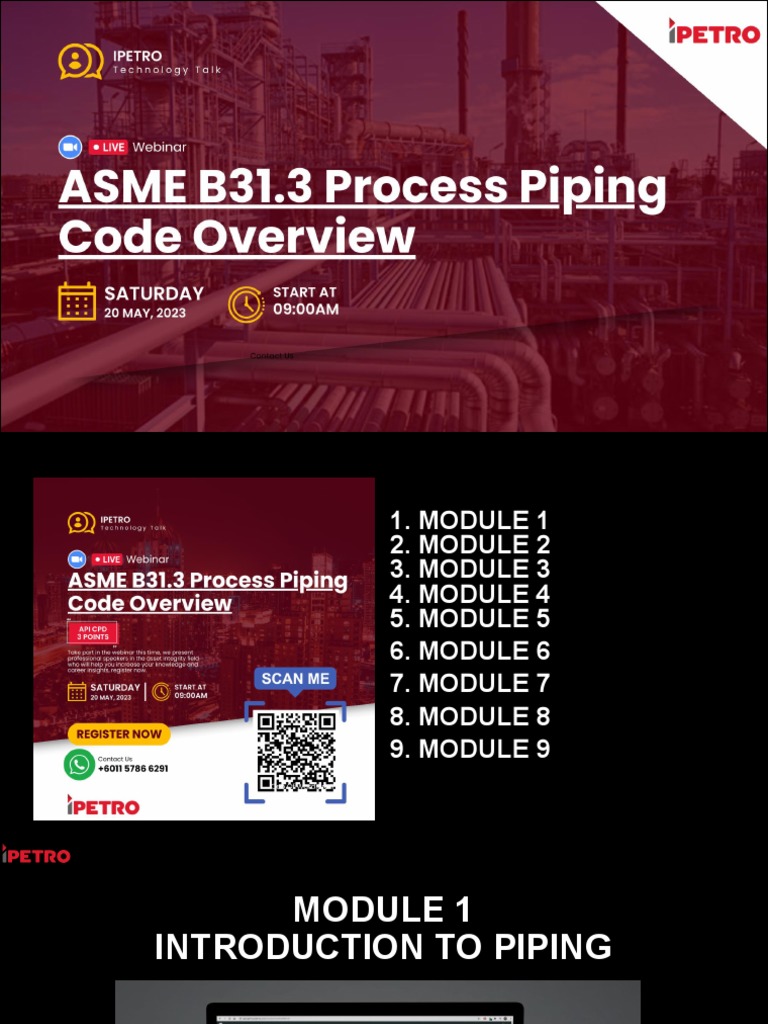 WEBINAR ASME B31.3-MAY 2023 (Peserta) | PDF