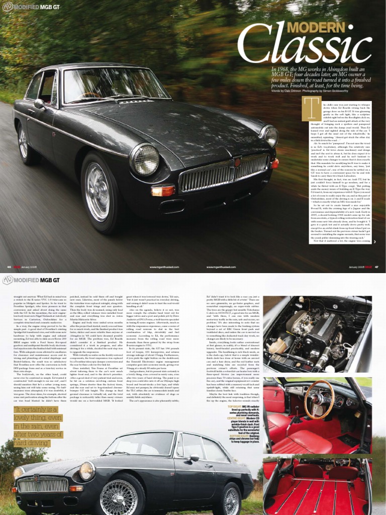 modifiedmgb gt - Frontline Developments | PDF | Car | Automotive Industry