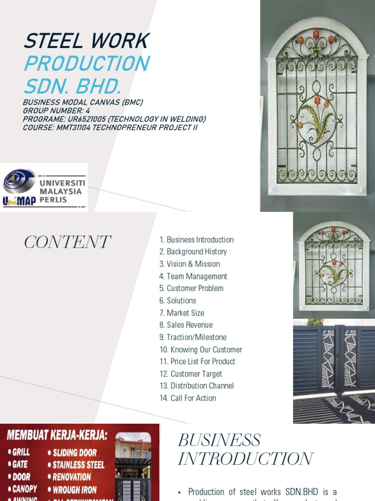 BMC (PITCHING) - STEEL WORK SDN. BHD. (GROUP 4) | PDF