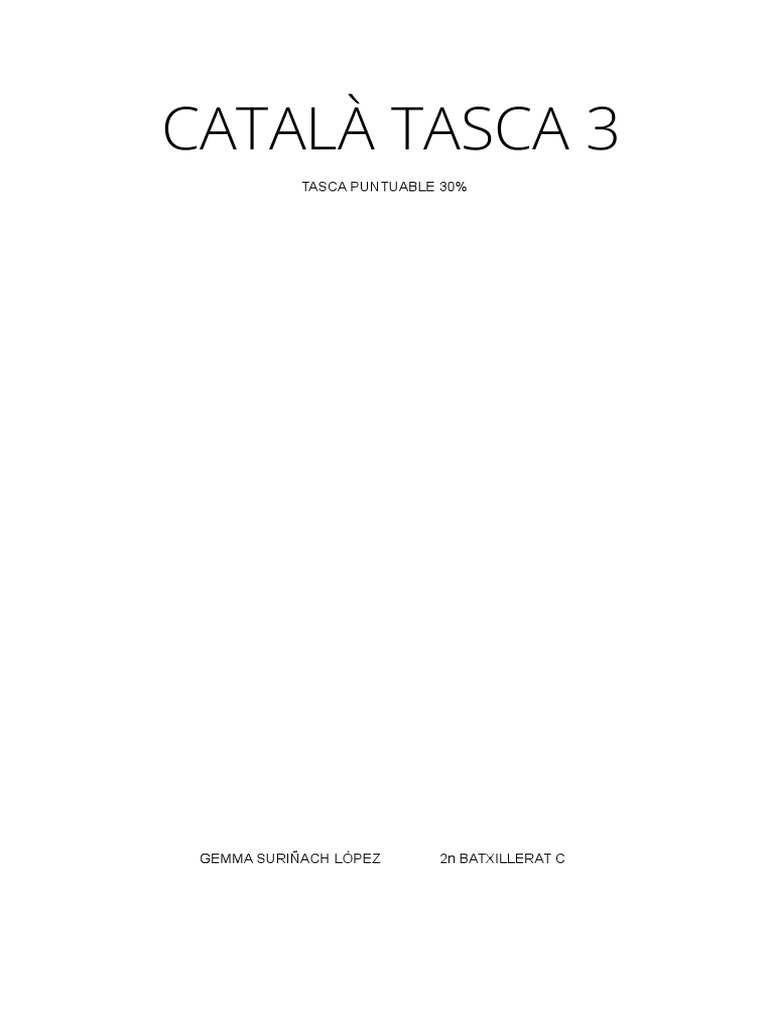 Tasca 3 | PDF