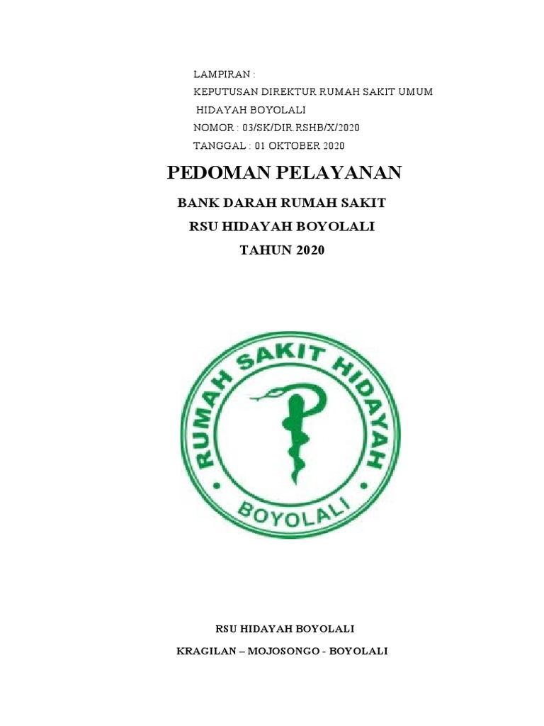 Pedoman Pelayanan BDRS | PDF