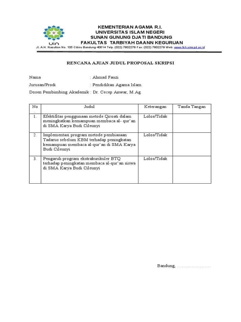 Fauzi | PDF | Karier & Perkembangan