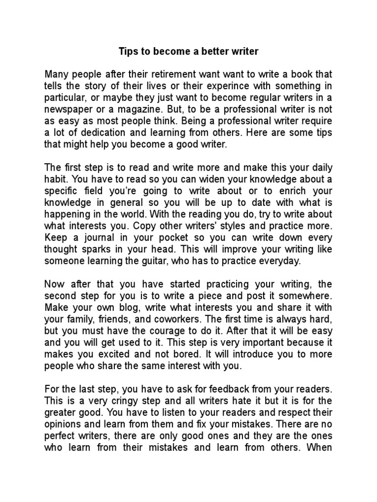 Writing Revision | PDF