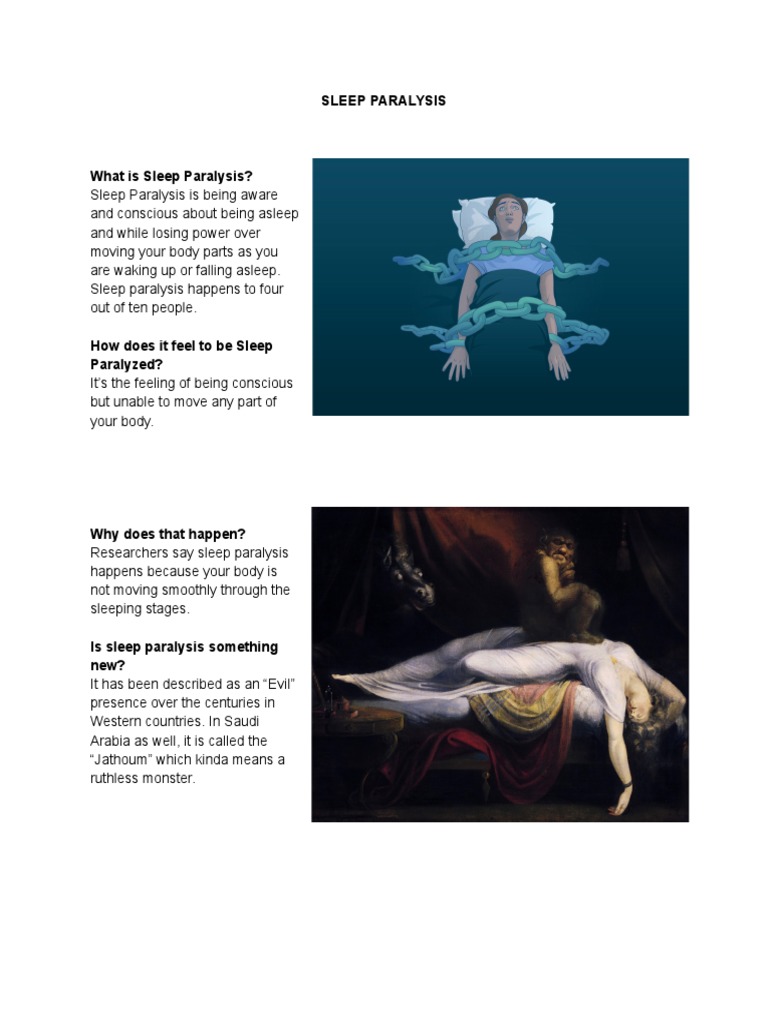 Sleep Paralysis | PDF