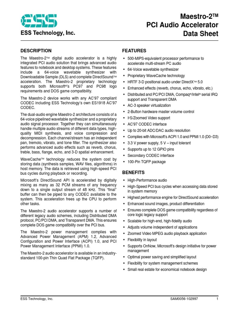 Ds Maestro 2 | PDF | Digital Technology | Manufactured Goods