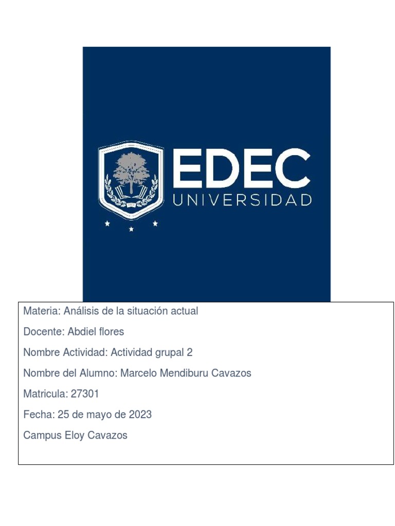 Ag2 Asa P1 | PDF | Evaluación | Mercado (economía)