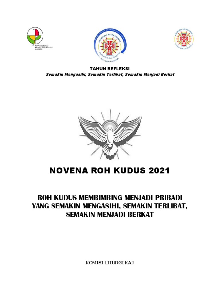Doa Novena Roh Kudus - 2021 | PDF | Pengembangan Diri | Agama & Spiritualitas