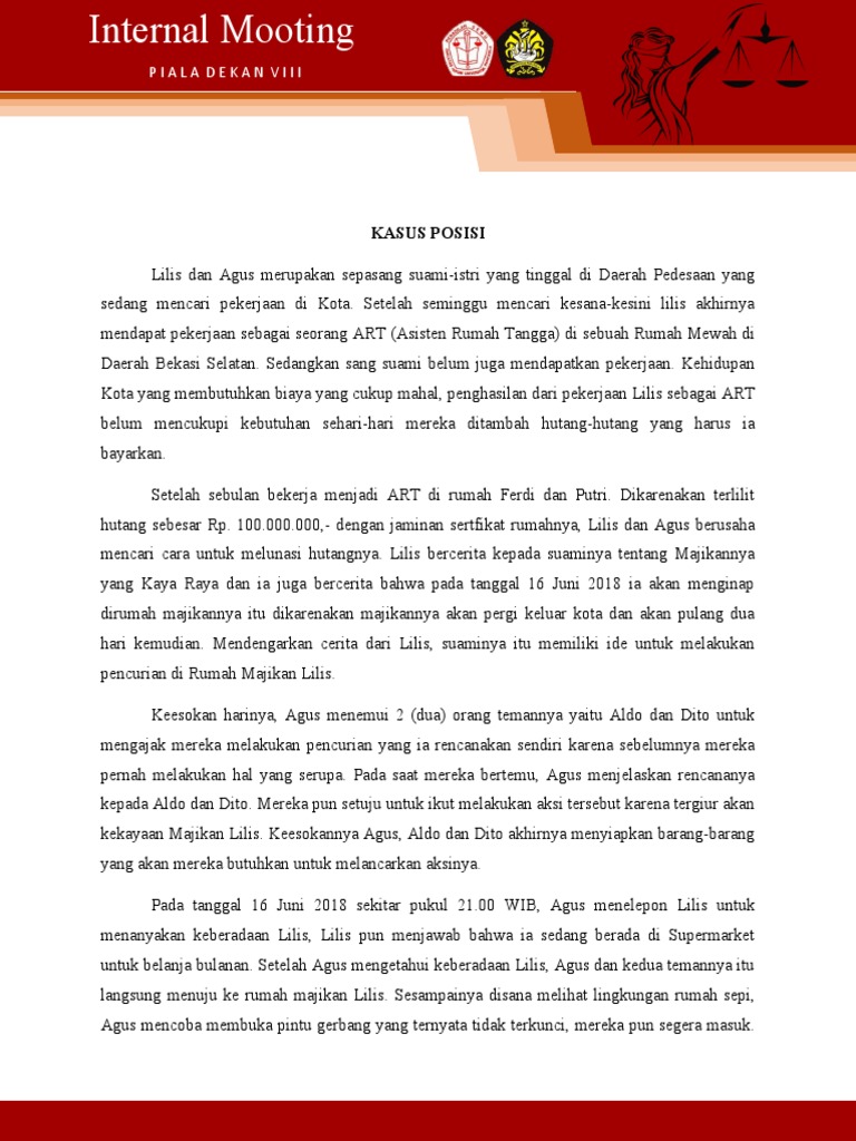 Kasus Posisi | PDF