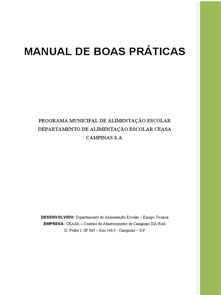 Manual Boas Praticas 2021 Pdf
