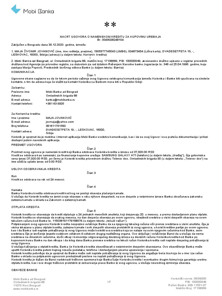 2149-Nacrt ugovora. | PDF