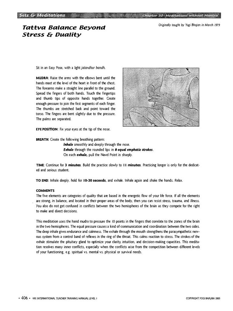 Tattva Balance Beyond Stress and Duality | PDF