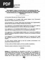 Règlement COBAC 2022 05 | PDF