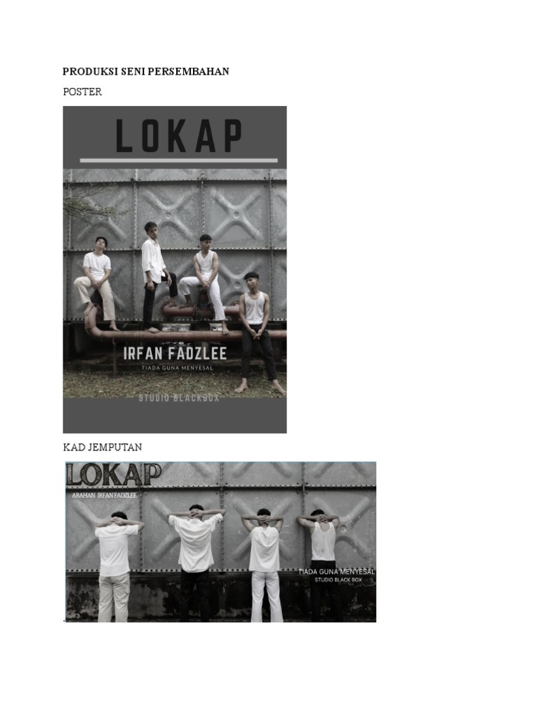 Produksi Seni Persembahan Irfan | PDF