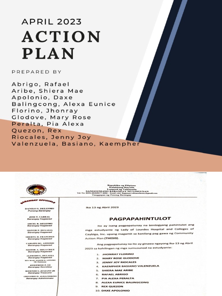 Action Plan (Group 3) | PDF | Waste | Recycling