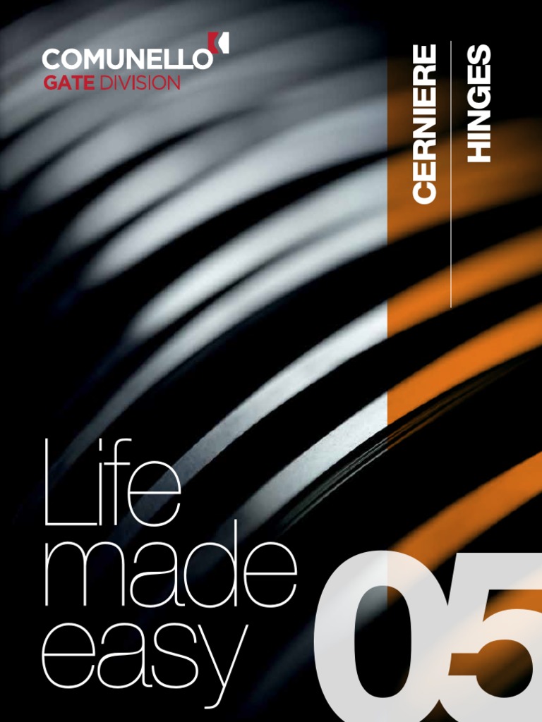 Comunello Gate Hinges | PDF