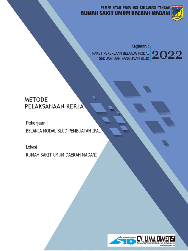 Metode Pelaksanaan Kerja IPAL | PDF