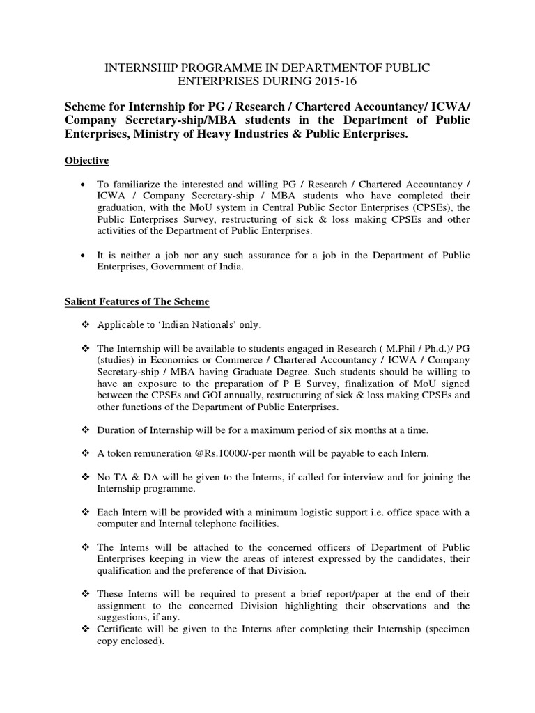 Internship Documents | PDF