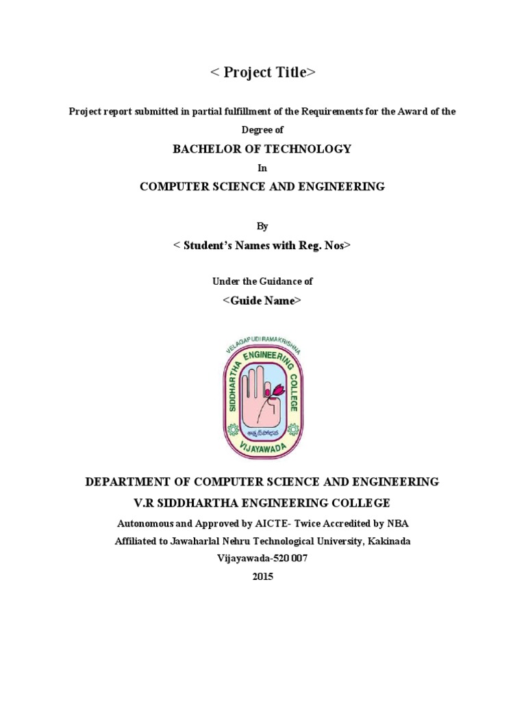 BTECH_PROJECT_REPORT_2020 | PDF