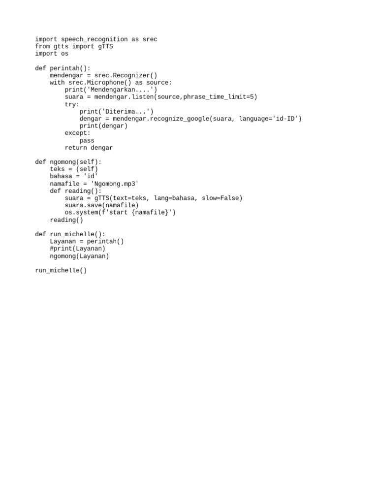 Script Michelle Ind | PDF