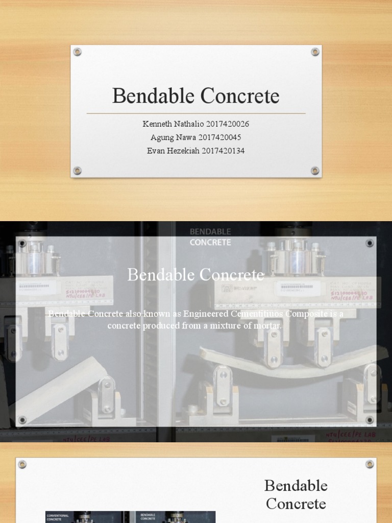 Bendable Concrete | PDF