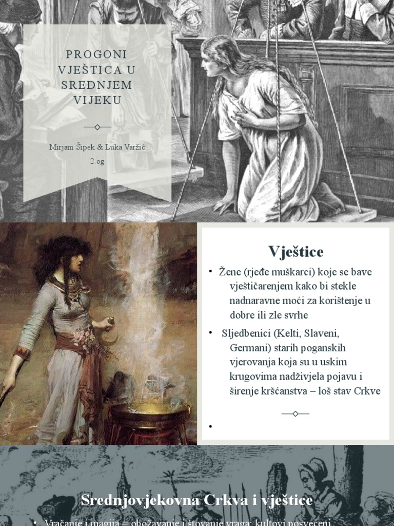 Progoni Vještica U Srednjem Vijeku | PDF
