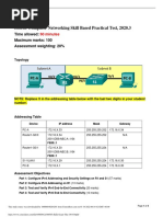 Hands On Skills - ITN Final Skills Exam (Equipment) Answers | PDF | I ...