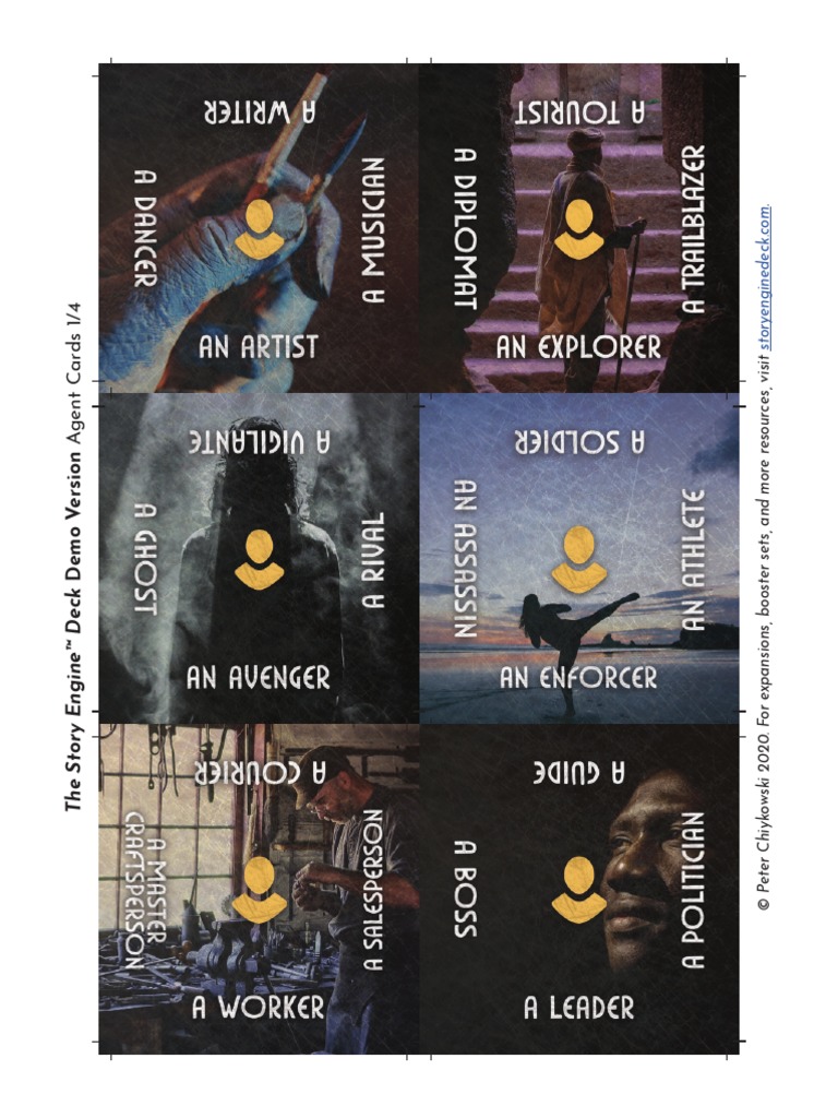 The Story Engine Deck - Cards | PDF | Sports | Consumer Goods