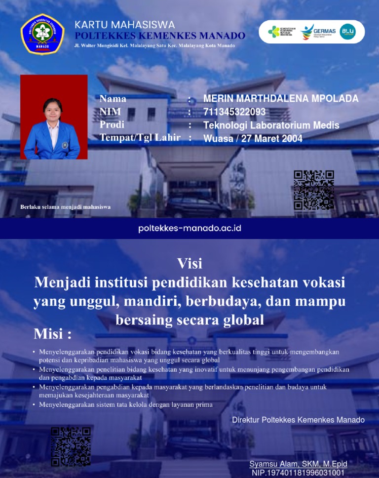 Merin Marthdalena Mpolada 711345322093 Teknologi Laboratorium Medis Wuasa / 27 Maret 2004 | PDF