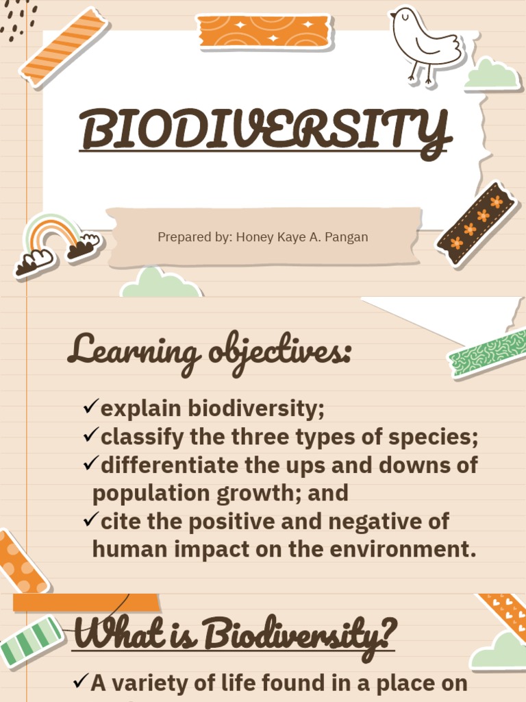 G10 Science Q3 BIODIVERSITY - Presentation | PDF | Biodiversity ...