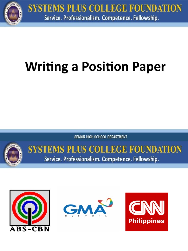 Lesson 11. Writing A Position Paper | Download Free PDF | Idea | Argument
