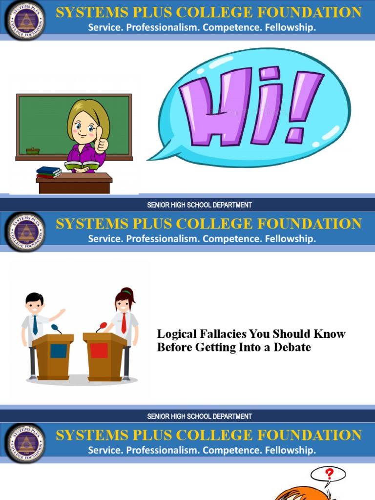 Lesson 12. Logical Fallacies | PDF