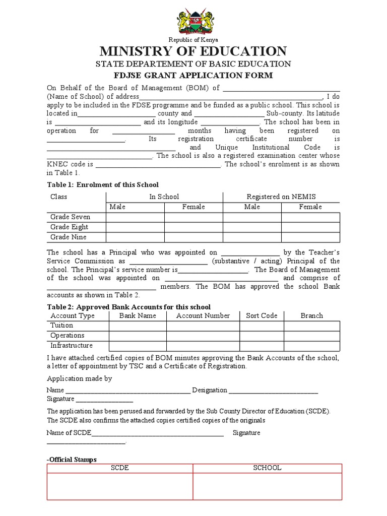 FDSE Application Form (1) - 1 | PDF | Career & Growth | Finance & Money Management