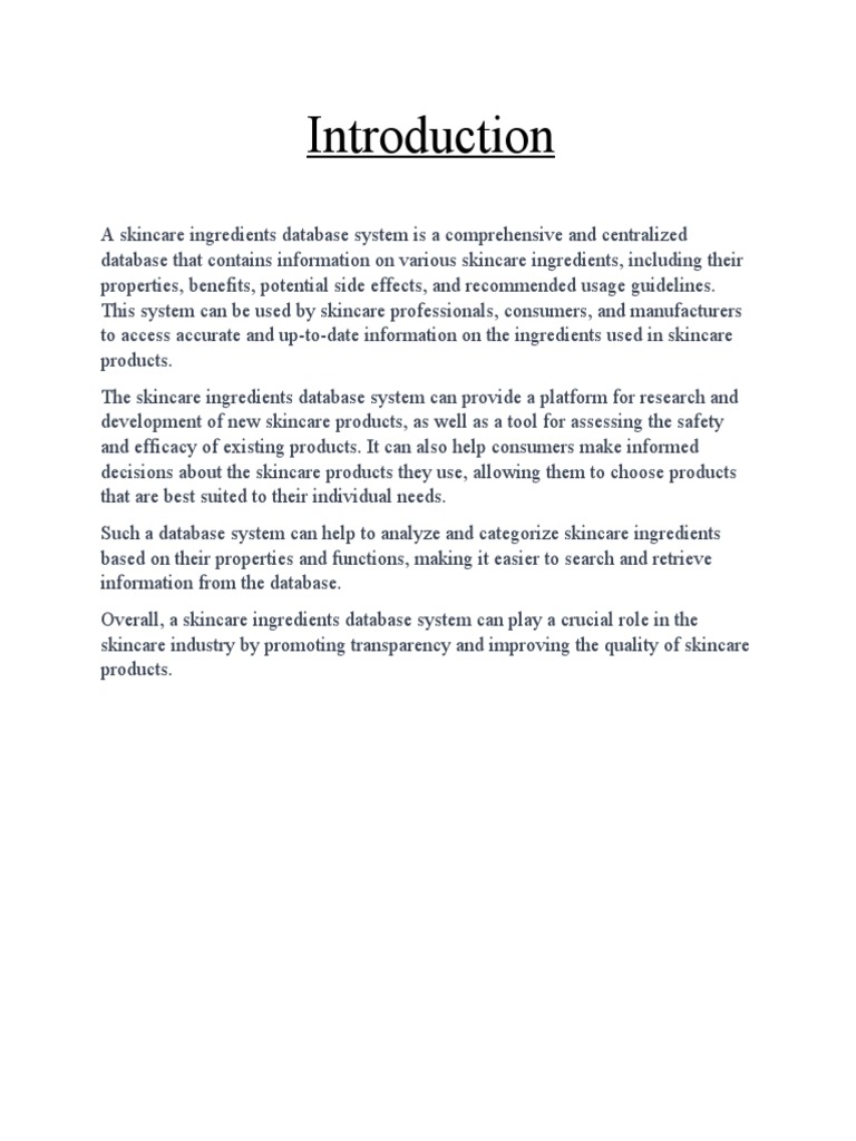 DBMS Report File | PDF | Databases | Cosmetics DBMS Report File | PDF | Databases | Cosmetics