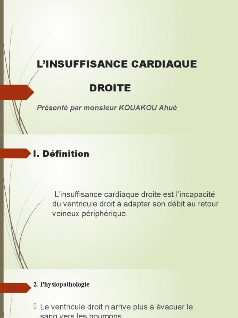 Cour Sur L'insuffisance Cardiaque | PDF