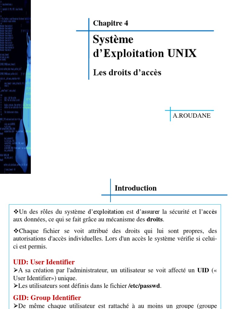 Cours Linux CH4 | PDF