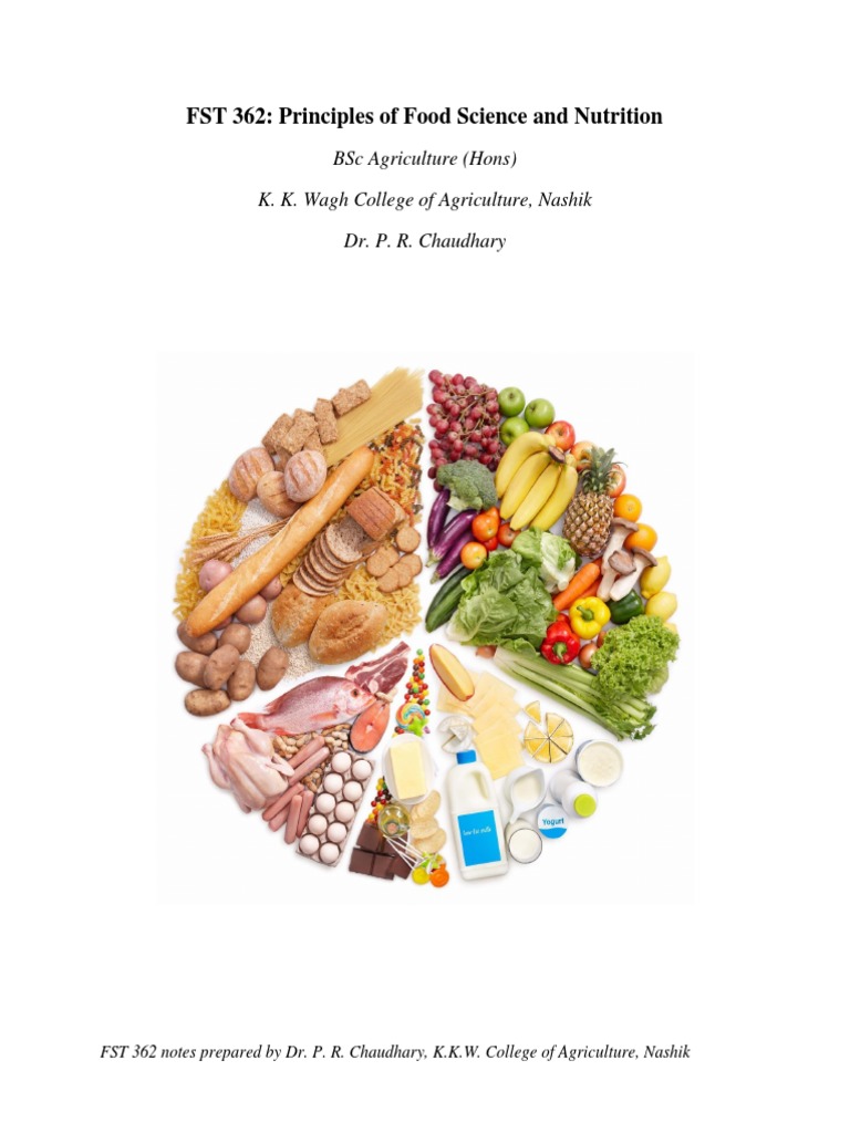 BSc Agri Food Science Notes | PDF | Carbohydrates | Taste