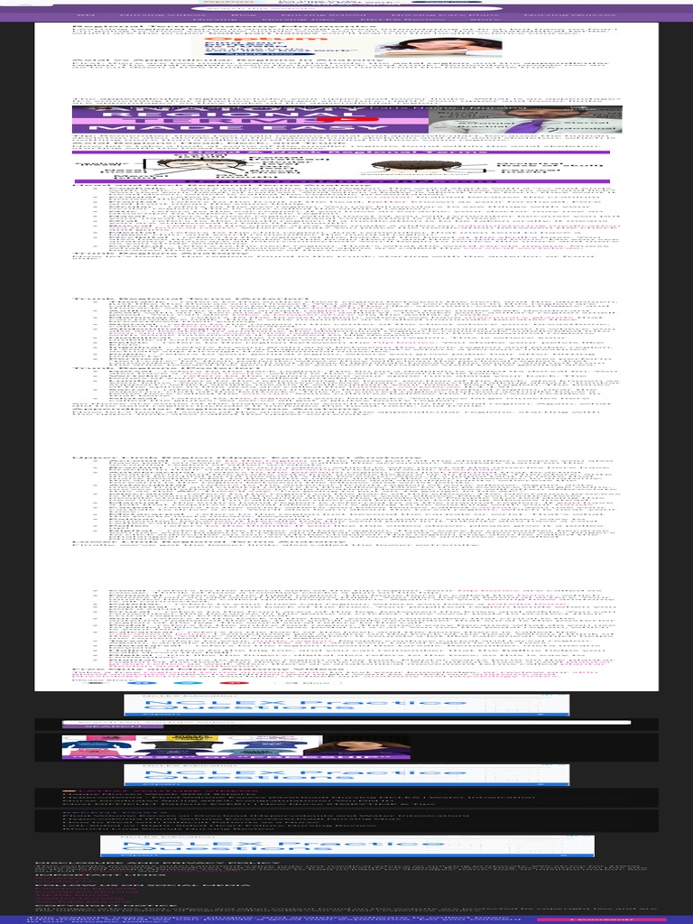 Regional Terms Anatomy Mnemonics Anatomical Terminology (Body Part ...