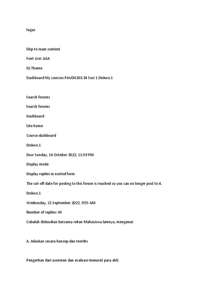 Tugas | PDF | Karier & Perkembangan